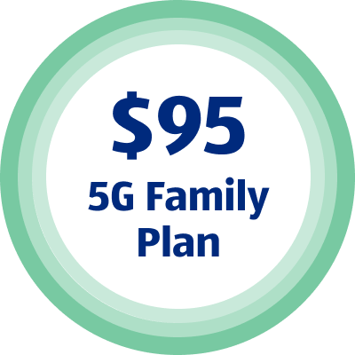 $95 5G Family Plan with 100GB + Unlimited Rollover | ALDI Mobile