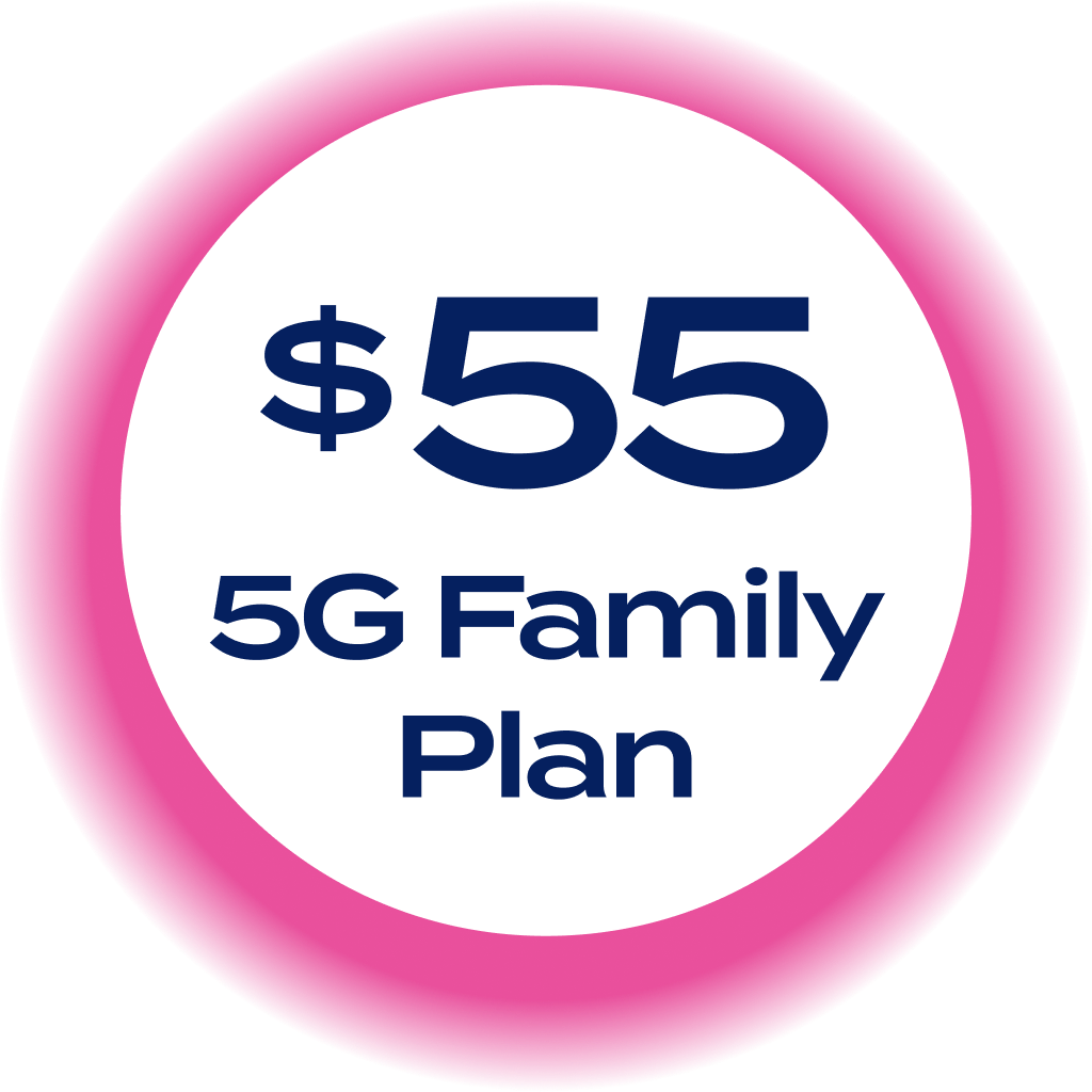 $55 5G Family Plan with 50GB + Unlimited Rollover | ALDImobile